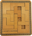 Project Genius: Caesar's Calendar - Wooden Brainteaser Puzzle