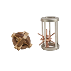 Project Genius: Compass & Star - 2 Brainteaser Puzzles