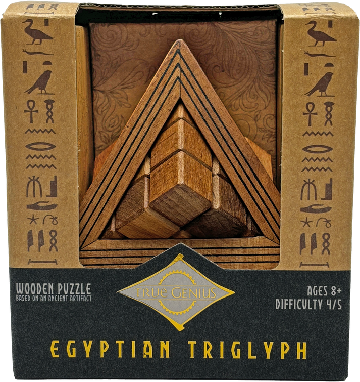 Project Genius: Egyptian Triglyph - Wooden Puzzle