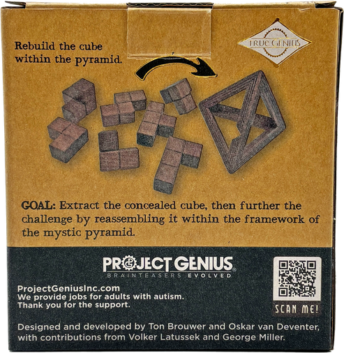Project Genius: Egyptian Triglyph - Wooden Puzzle