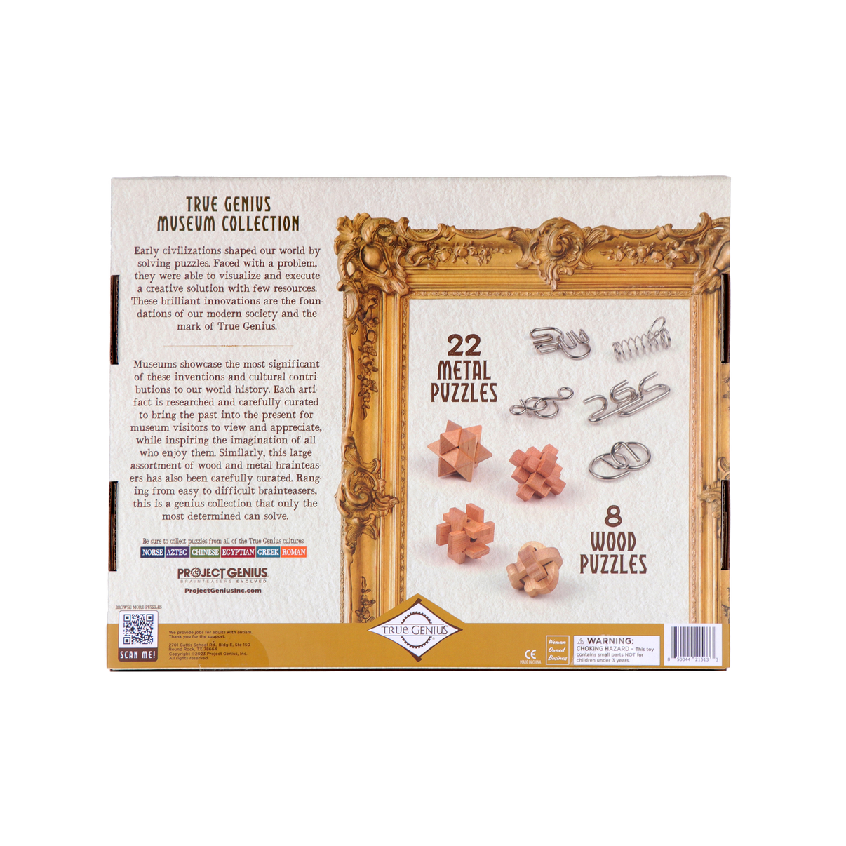 Project Genius: Museum Collection - Wood and Metal Brainteaser Puzzles