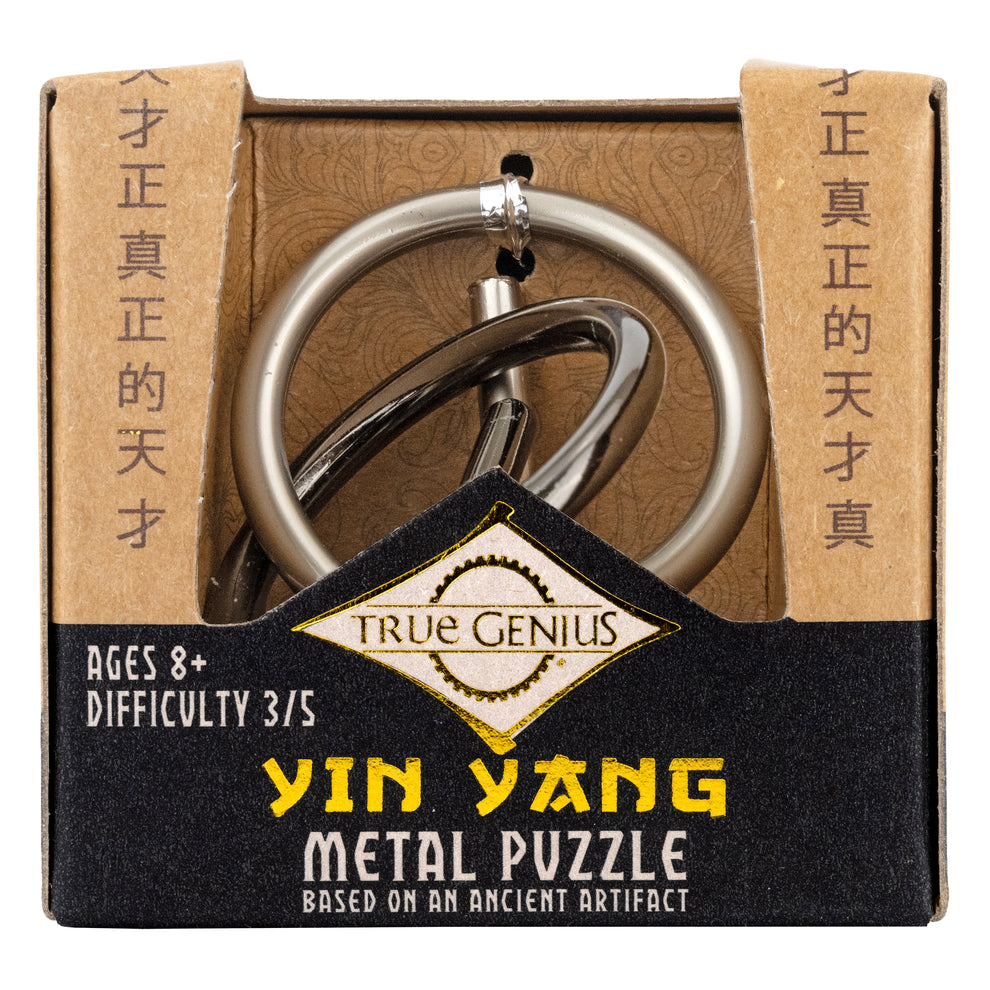 Project Genius: Yin Yang - Metal Disentanglement Puzzle, Brain teasers ...
