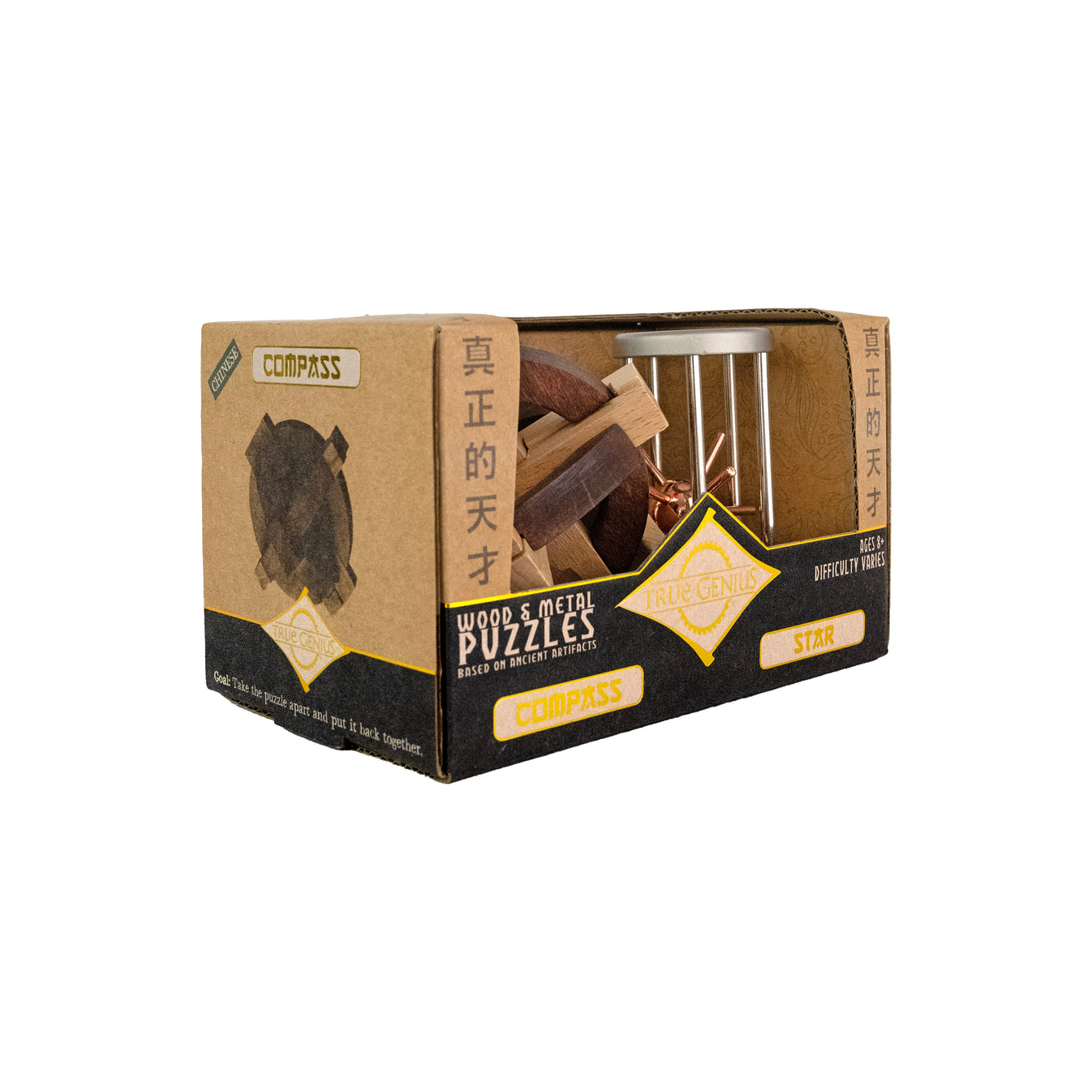 Project Genius: Compass & Star - 2 Brainteaser Puzzles