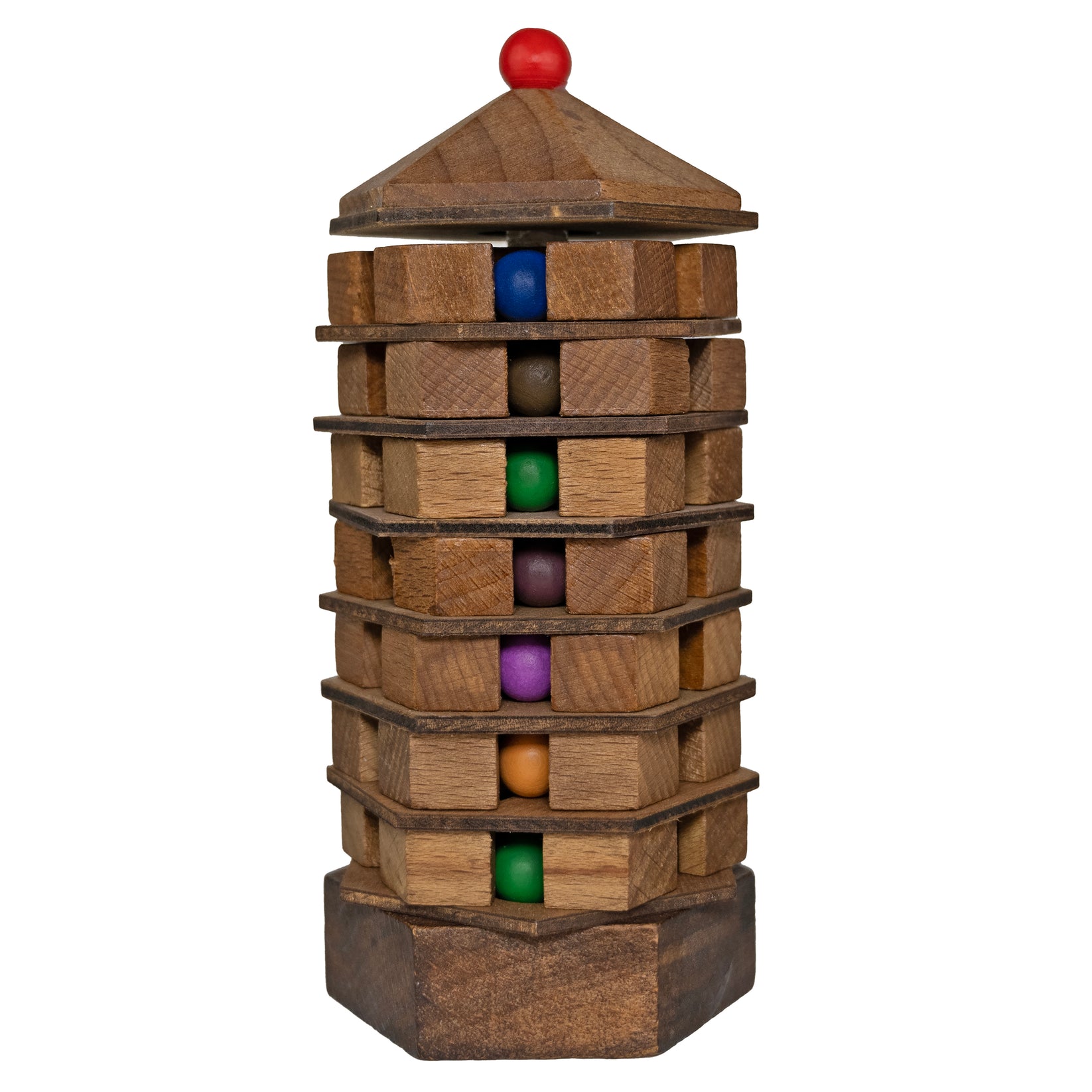 Project Genius: Chinese Pagoda - Wooden Brainteaser