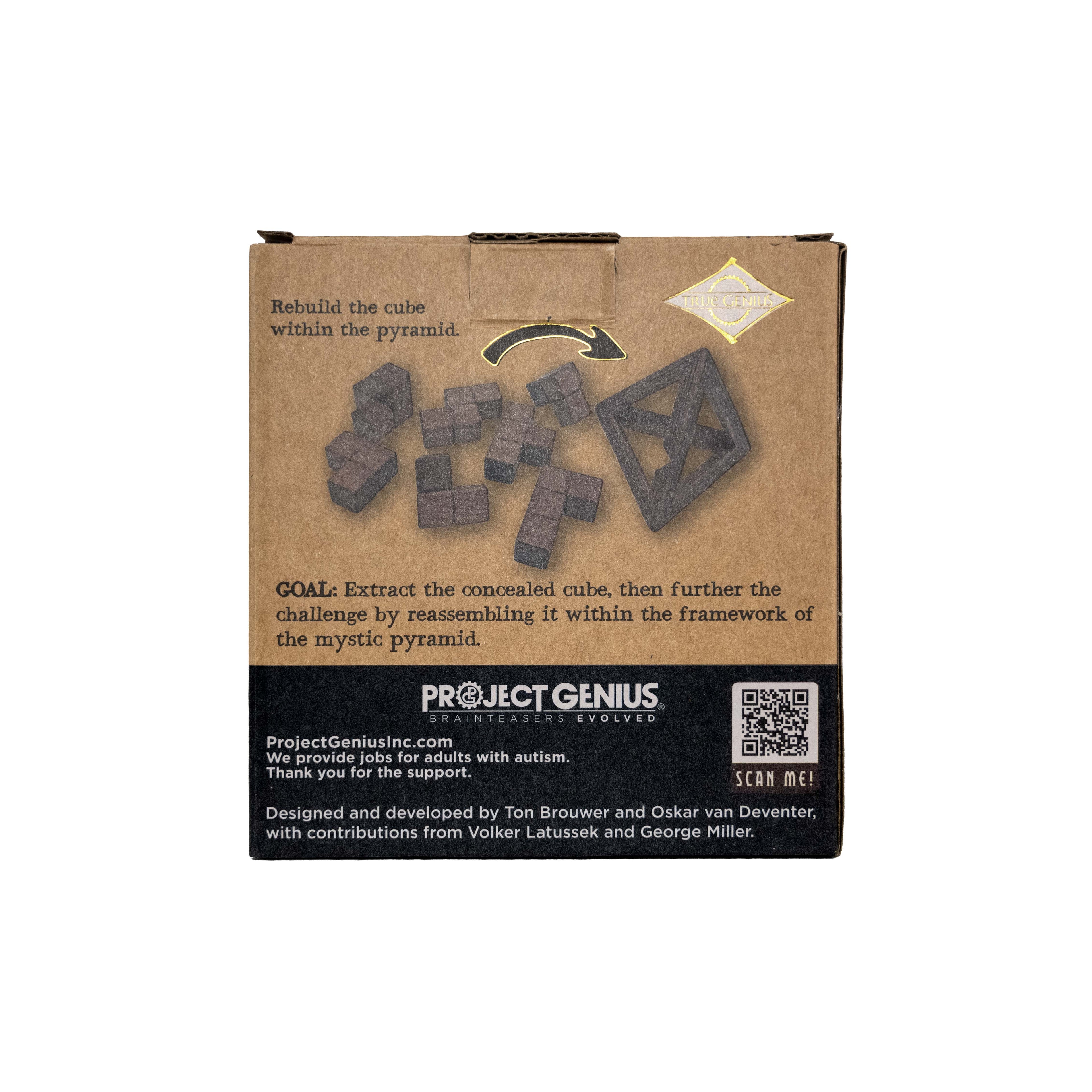 Project Genius: Egyptian Triglyph - Wooden Puzzle