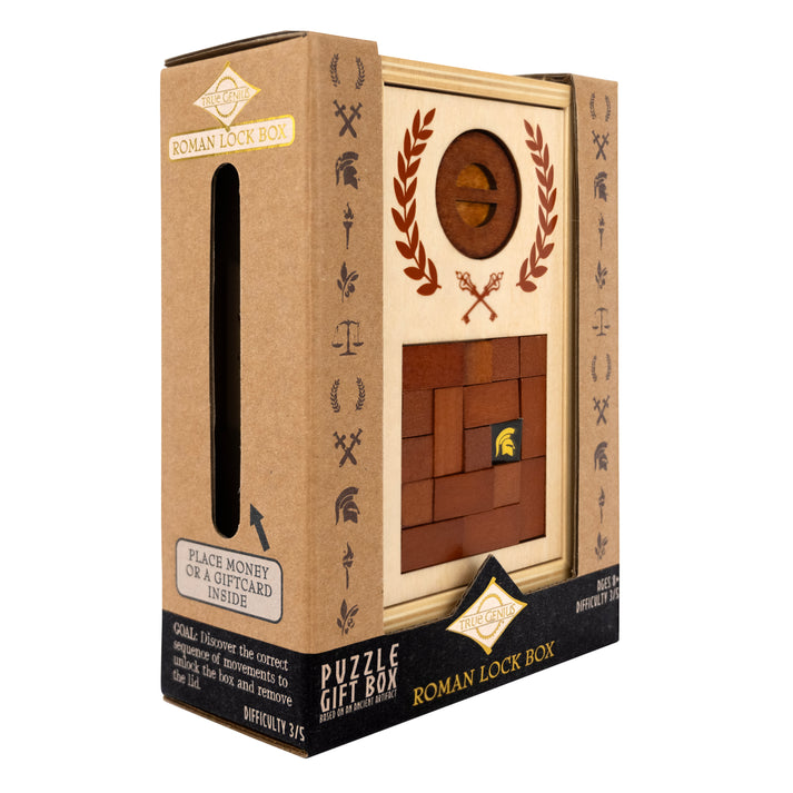 Project Genius: Roman Lock Box - Brainteaser Puzzle